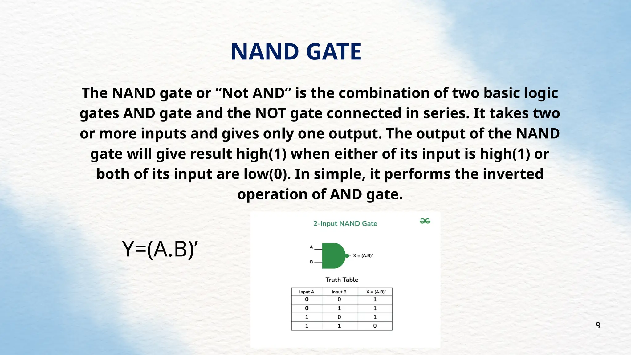 LOGIC GATES.pptx this is about the digital electronics | PPTX