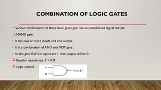 LOGIC GATES Identification and application | PPTX