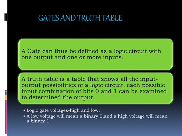 DCF- Logic gates and circuit | PPTX | Programming Languages | Computing