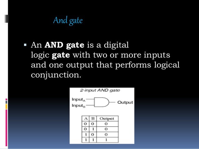 DCF- Logic gates and circuit