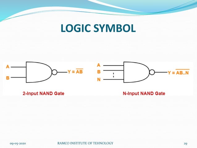 Logic gates and its realization | PPTX