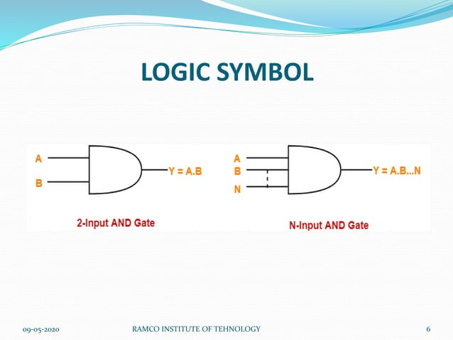 Logic gates and its realization | PPTX
