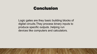 Introduction to Basic Digital Logic Gates | PPT