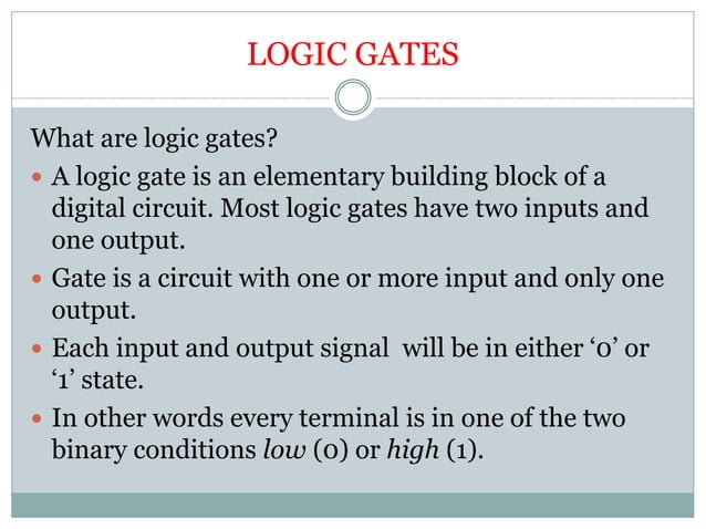Logic gates ,flip flop ,registers and | PPT