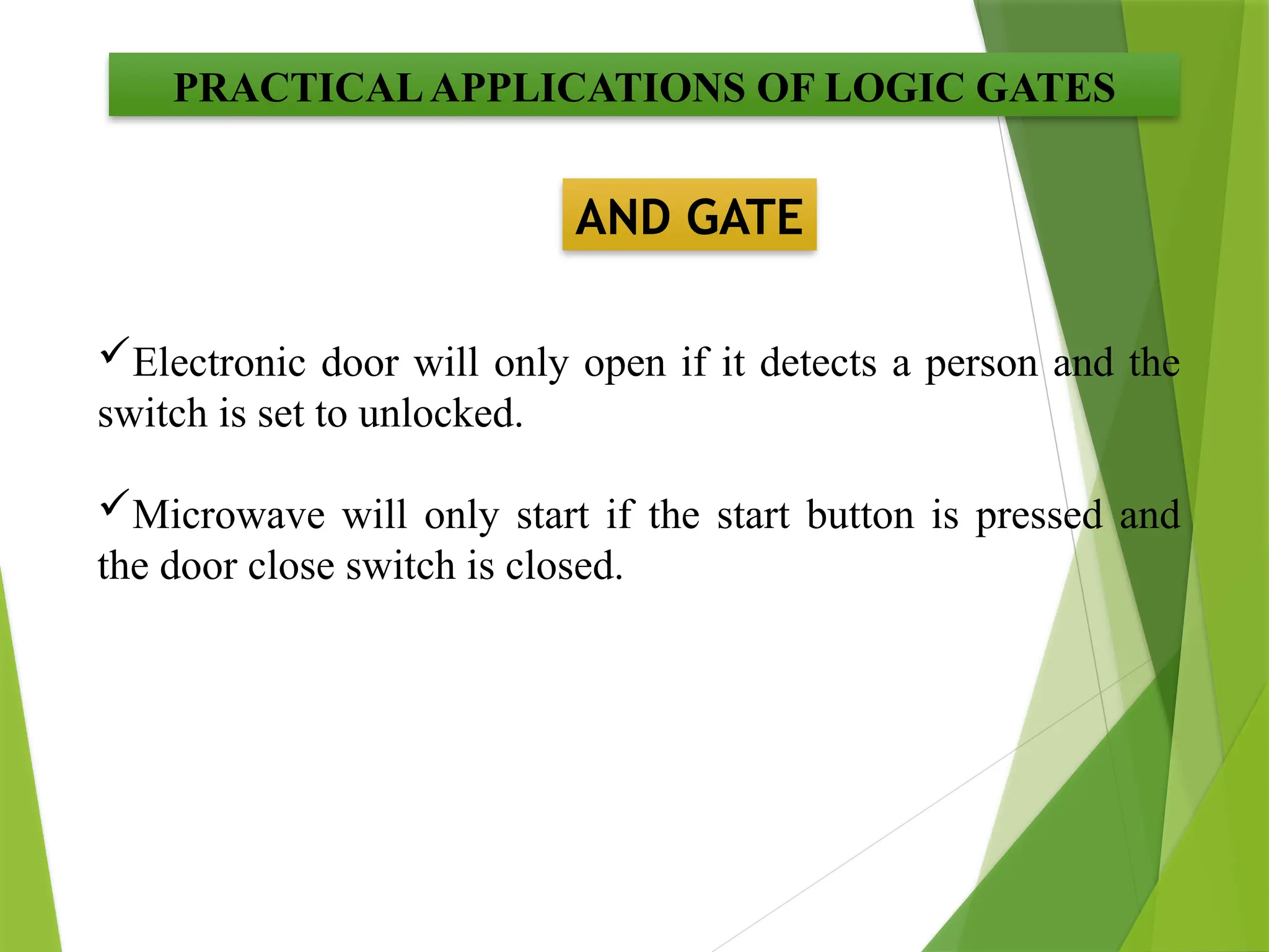 Logic gates problems and examples were solved | PPTX