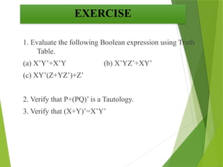 Logic gates problems and examples were solved | PPT