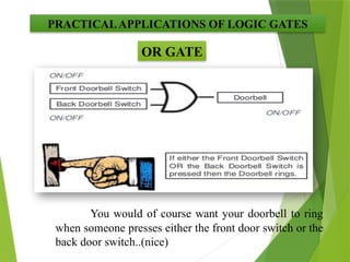 Logic gates problems and examples were solved | PPT