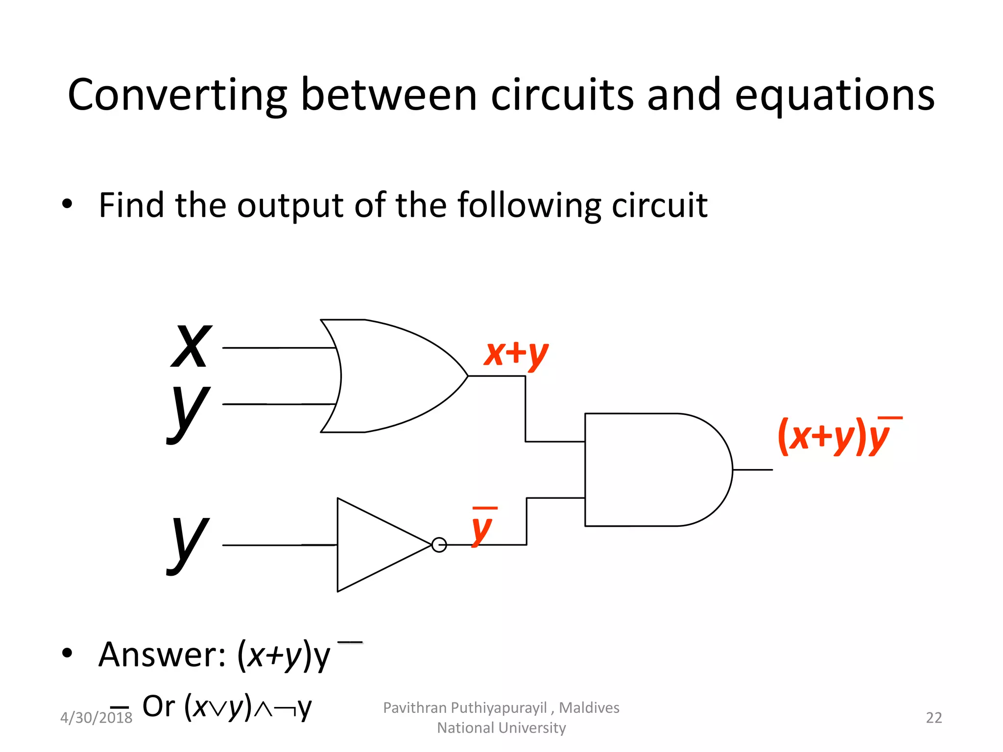 Logic gates ppt | PPTX