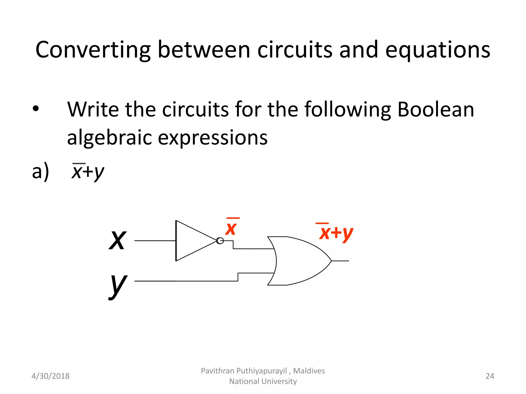 Logic gates ppt | PPTX