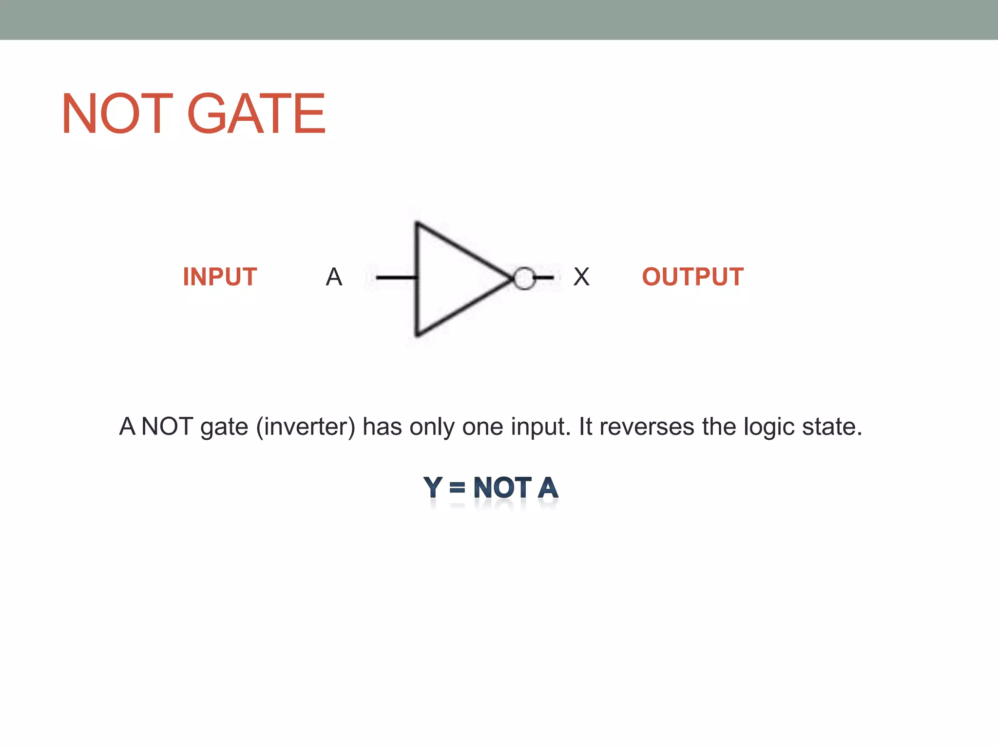 Logic Gates Presentation | PPTX