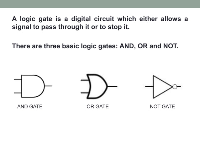 Logic Gates Presentation | PPTX