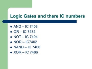 Logic gatesrevised.ppt