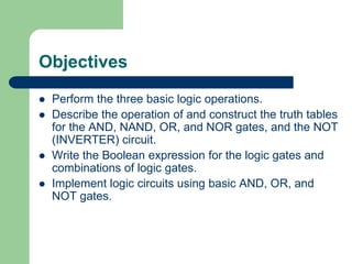 Logic gatesrevised.ppt