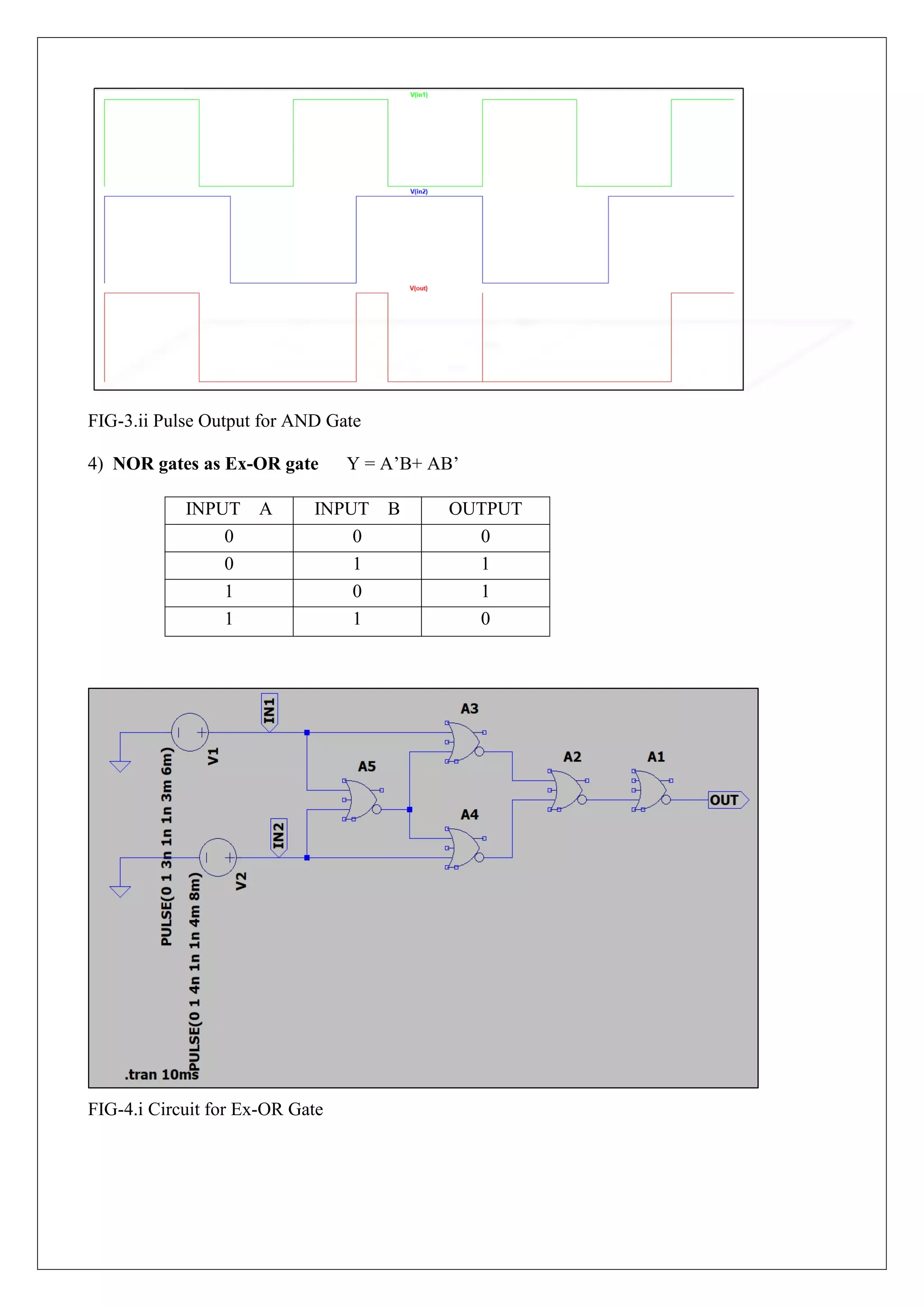 Logic Gates Verification Using Universal Gates Pdf Programming Languages Computing