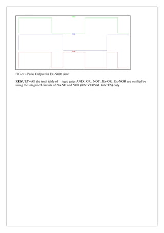 Logic gates verification using universal gates | PDF