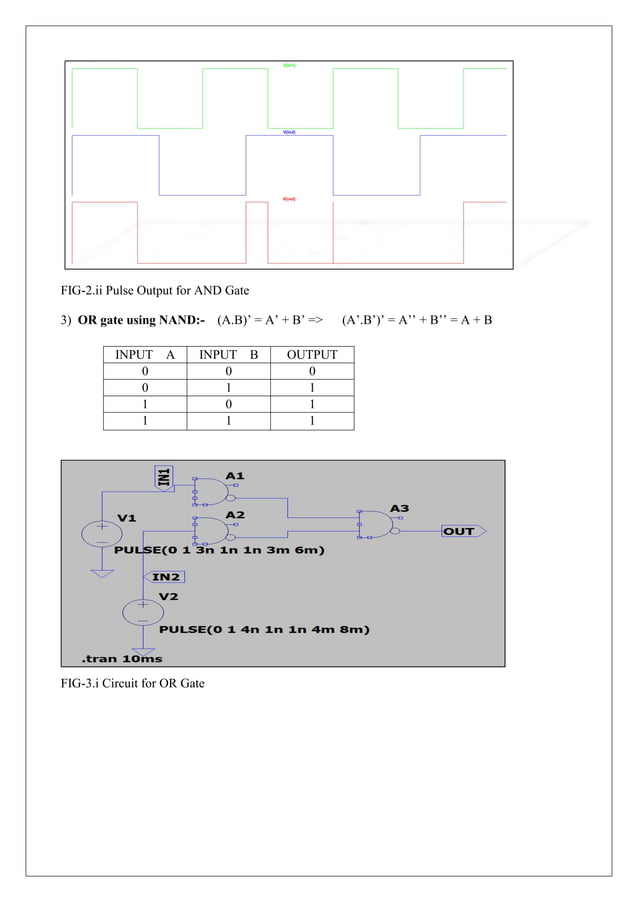 Logic gates verification using universal gates | PDF | Programming Languages | Computing