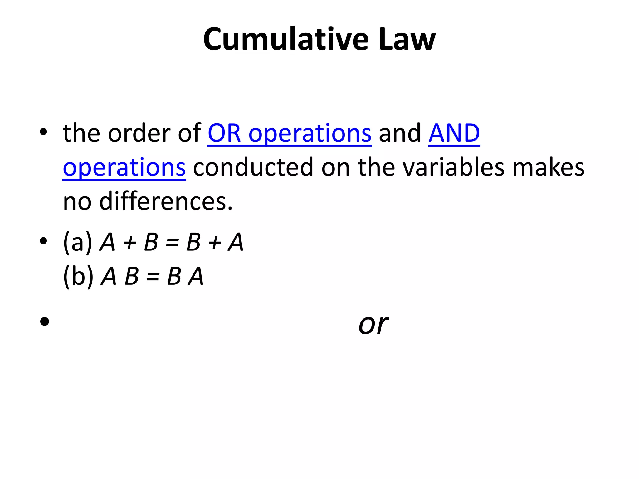 Logic gates with laws | PPT | Free Download