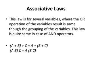 Logic gates with laws | PPT