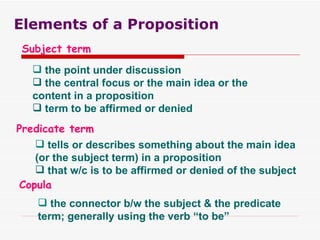 Logic hand outs#4 | PPT