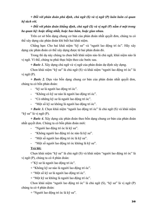 Logic hoc dai cuong (vuong tat dat) | DOC