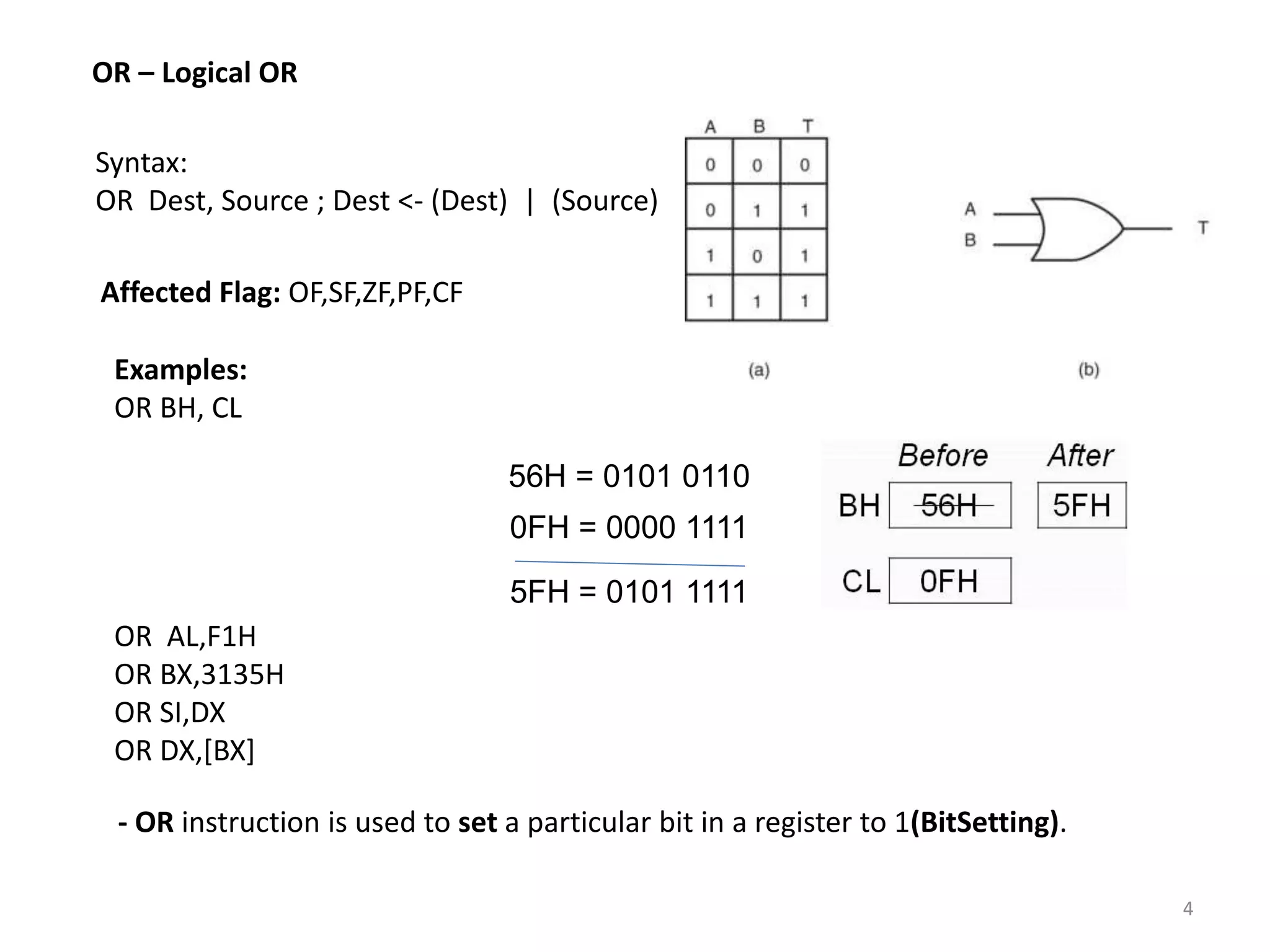 Logic instructions part 1 | PPT