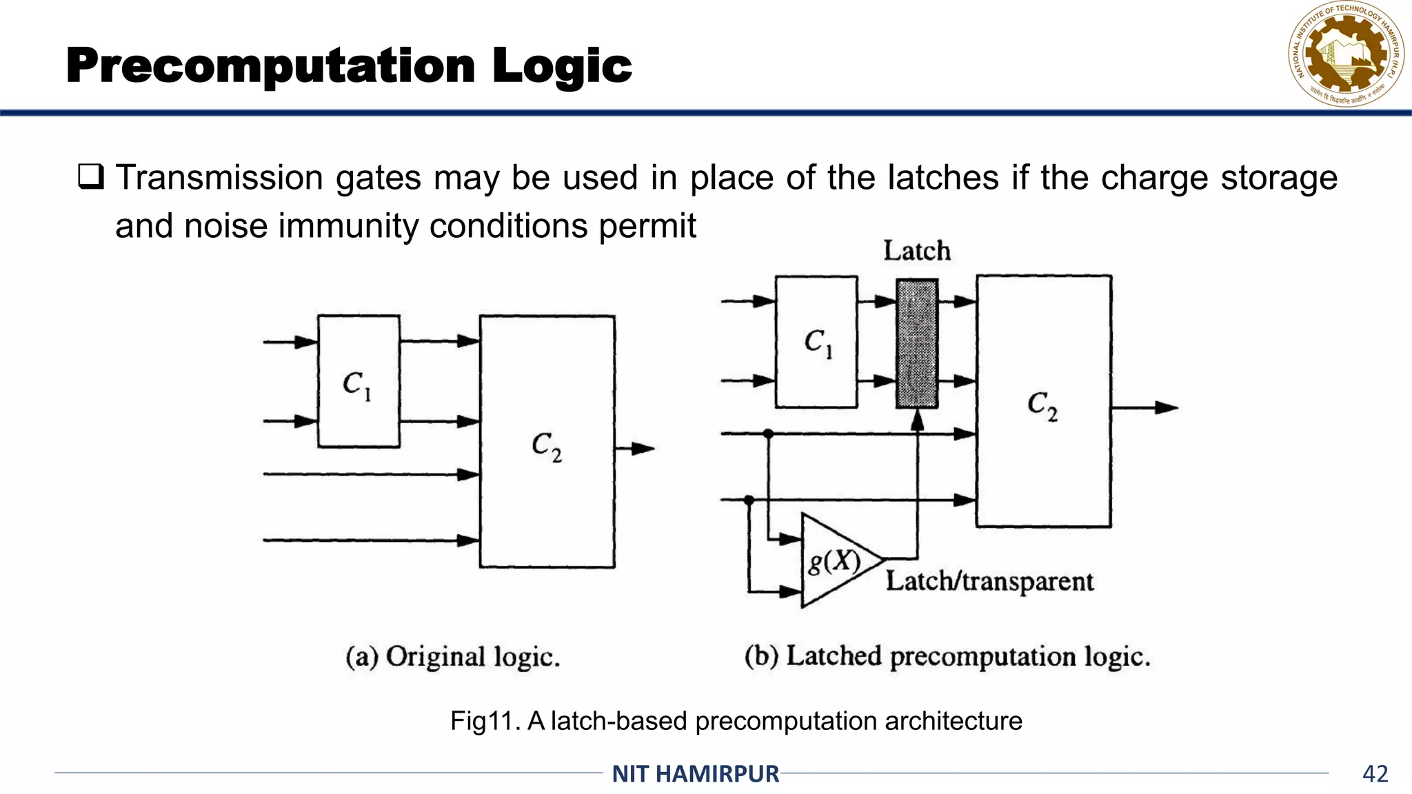 Logic Level Techniques for Power Reduction | PDF