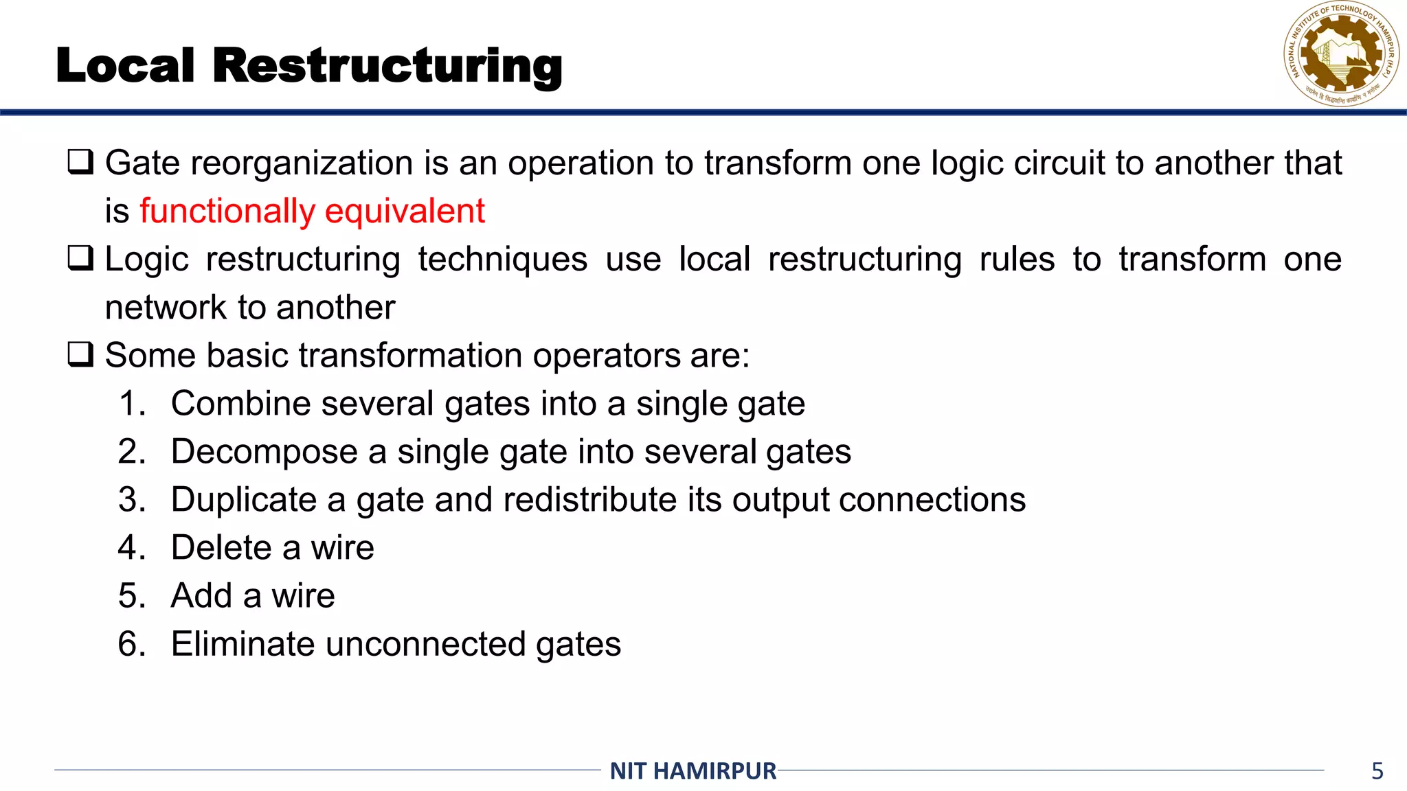Logic Level Techniques for Power Reduction | PDF
