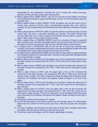 Logic M.A.D Game Guide | PDF