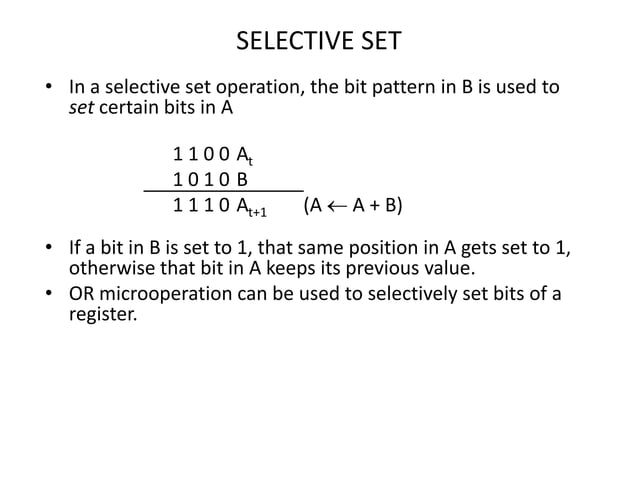 Logic microoperations | PDF
