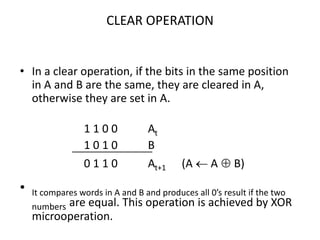 Logic microoperations | PPT