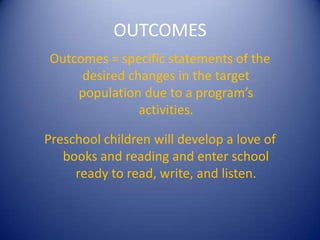 United Way Logic model presentation | PPTX