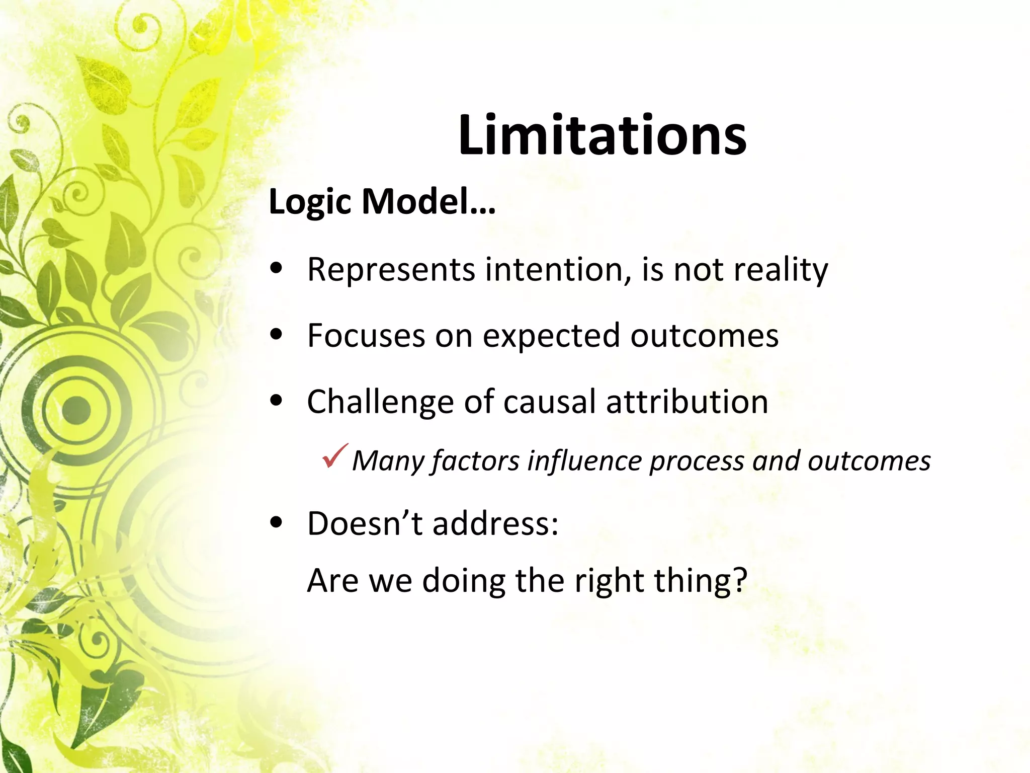 Logic Models For Grant Writing | PPT
