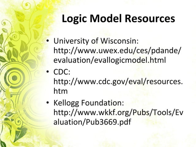 Logic Models For Grant Writing | PPT | Technology & Computing