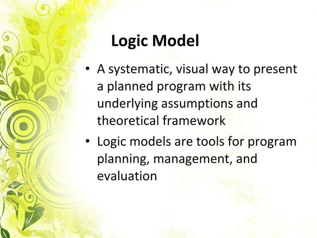 Logic Models For Grant Writing | PPT | Technology & Computing
