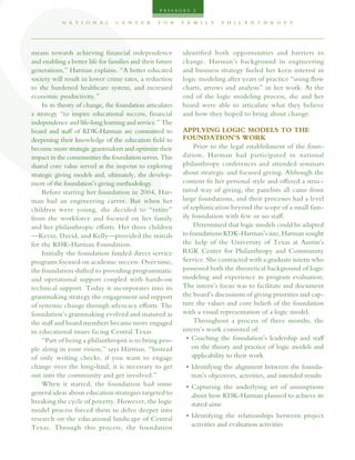 Logic Models....Not Just for Big Foundations Anymore | PDF