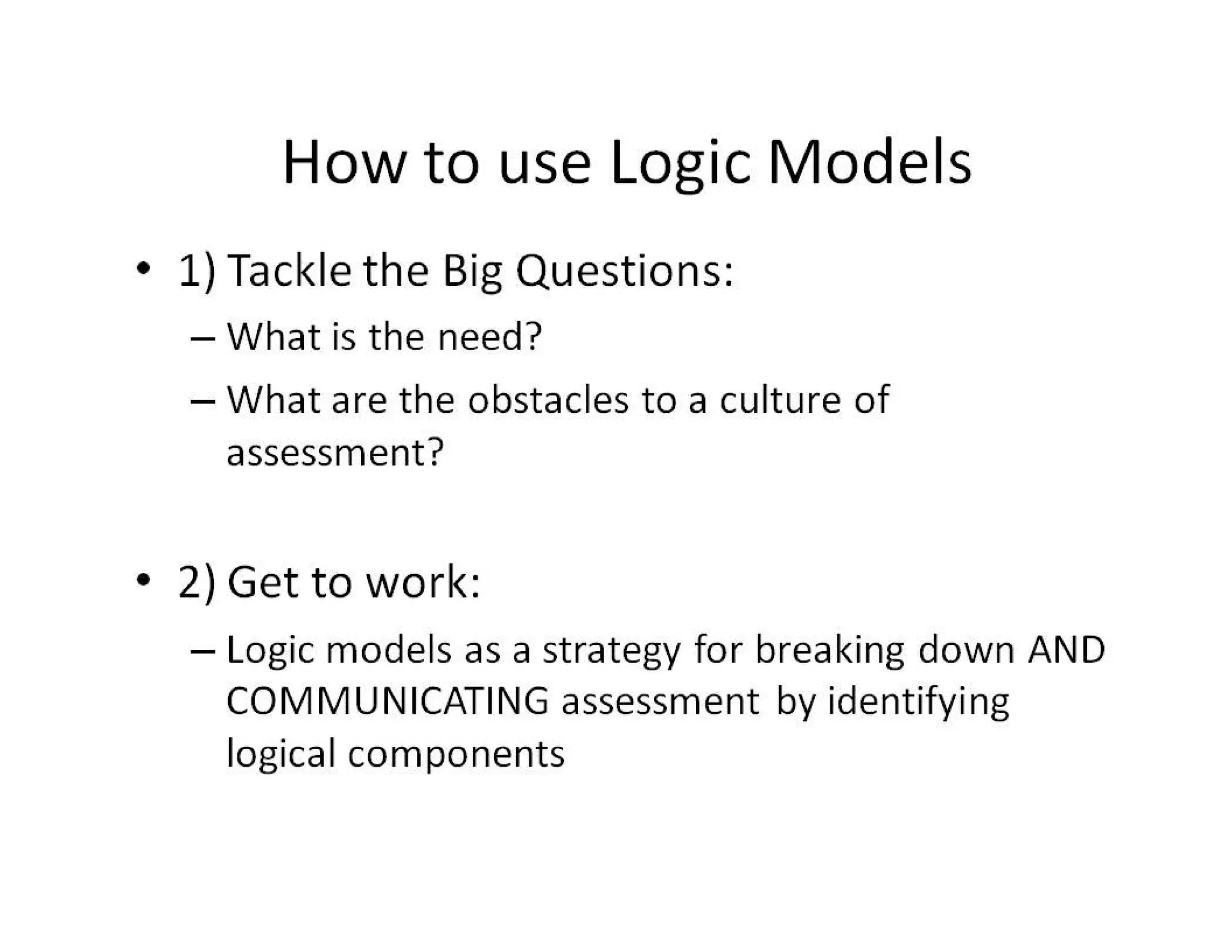 Logic model templates_and_howto | DOC | Undergraduate Education ...
