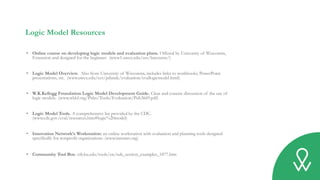 Wishlife: Logic Model For CSR Planning (base version) | PPT