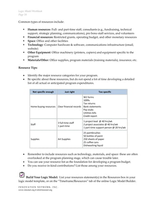 Logic Model Workbook | PDF