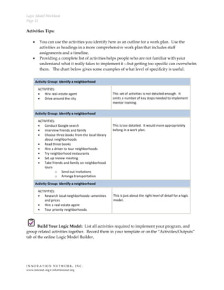 Logic Model Workbook | PDF