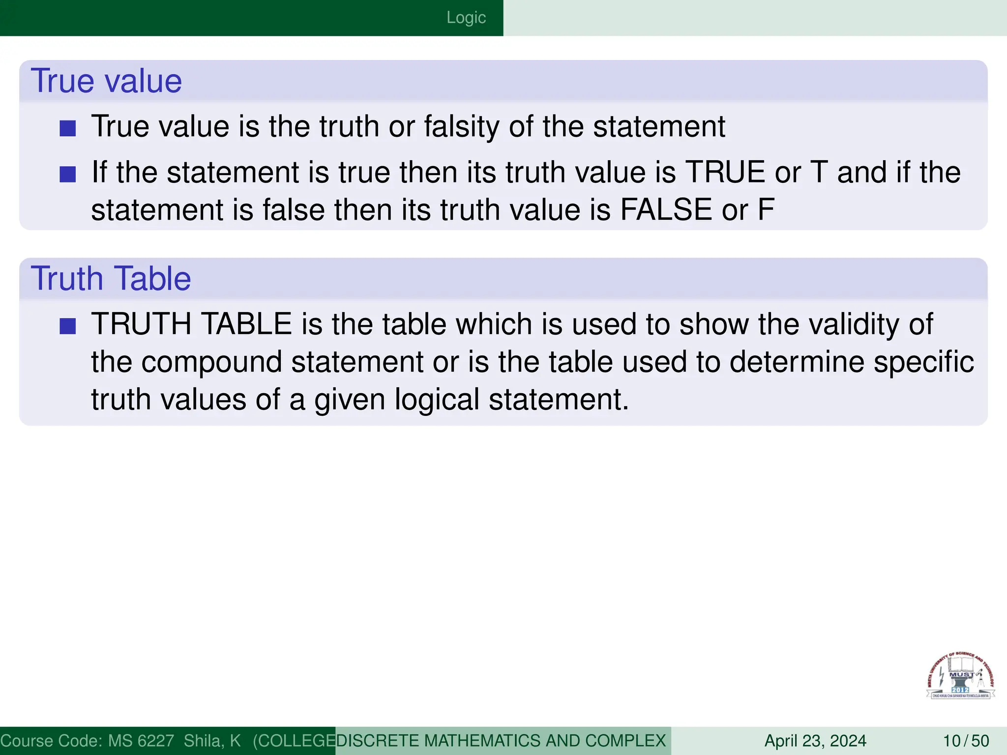 logic noes.pdf Logicis the mathematical concept used to used to draw a ...