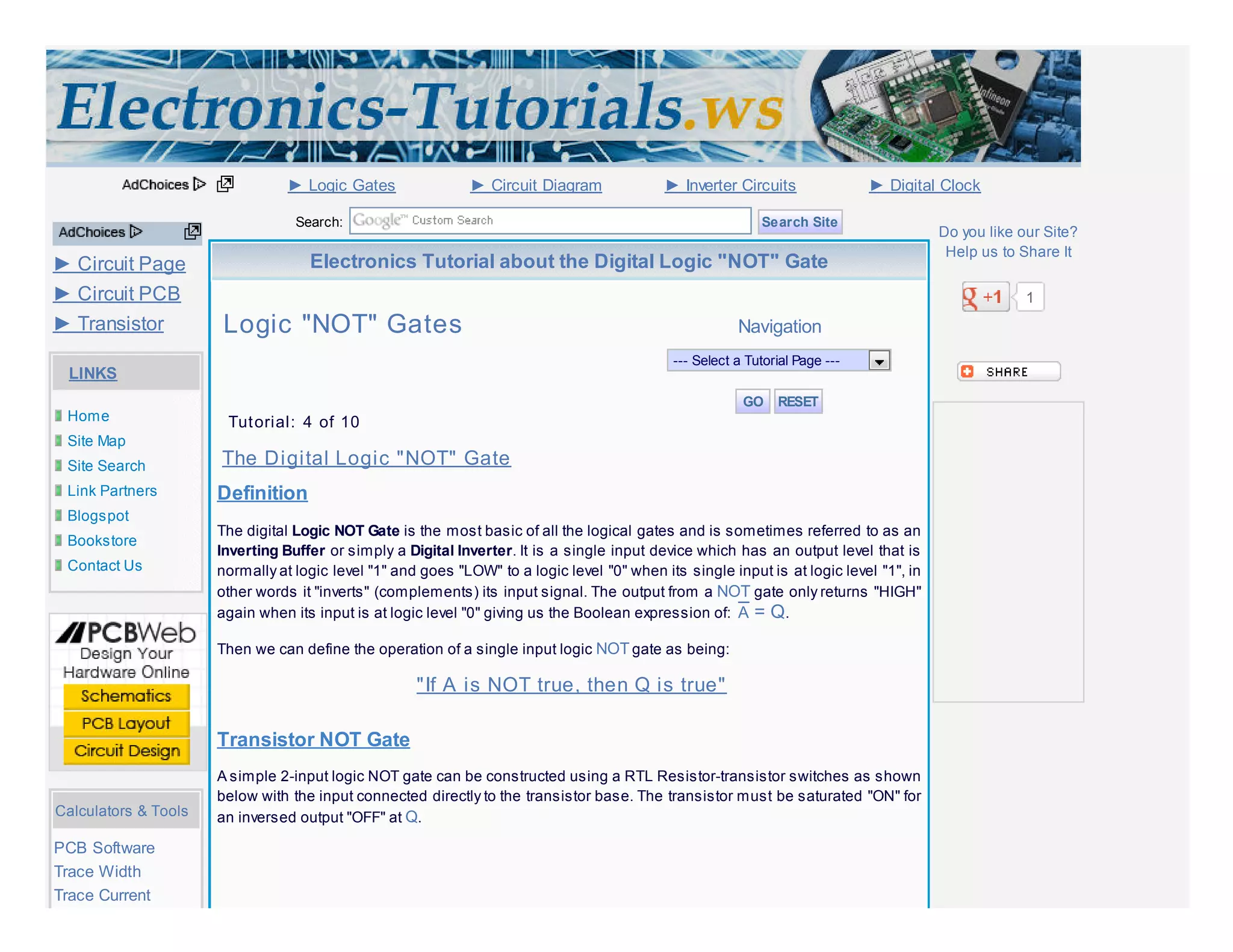 Logic Not Gate Tutorial With Logic Gate Truth Table Ppt