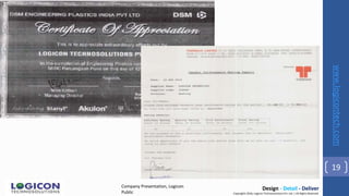 Logicon technosolutions Manufacturing Intelligence | PPTX | Computer Software and Applications ...