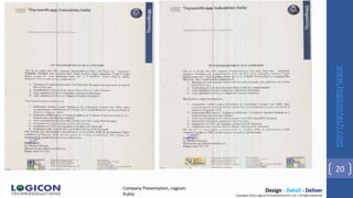 Logicon technosolutions Manufacturing Intelligence | PPT