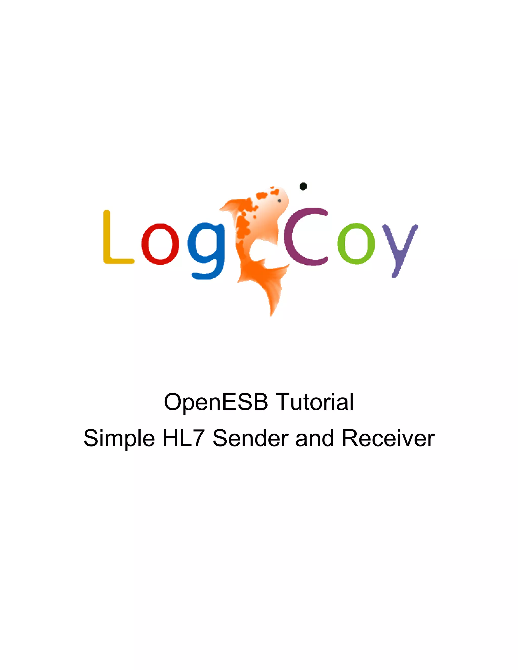 LogiCoy OpenESB HL7 Example | PDF