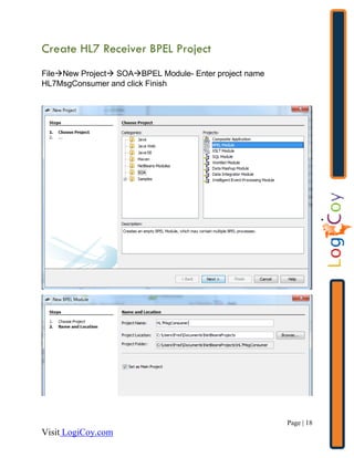 LogiCoy OpenESB HL7 Example | PDF