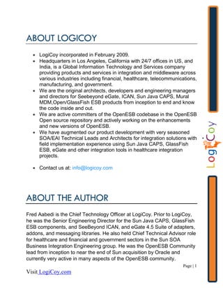 LogiCoy OpenESB HL7 Example | PDF
