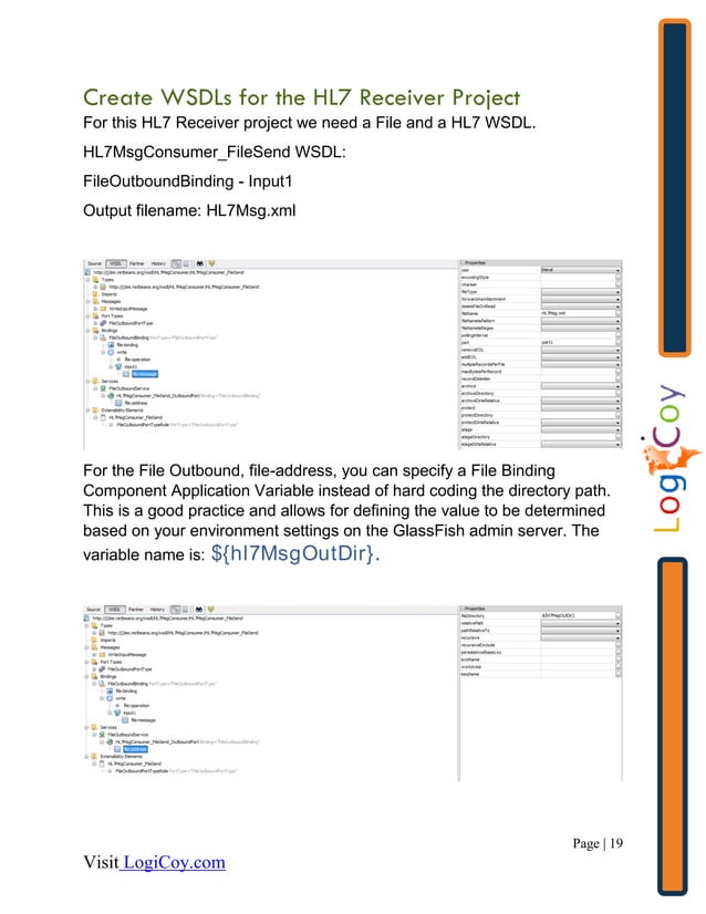 LogiCoy OpenESB HL7 Example | PDF