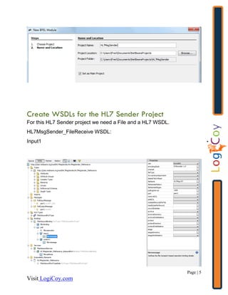 LogiCoy OpenESB HL7 Example | PDF