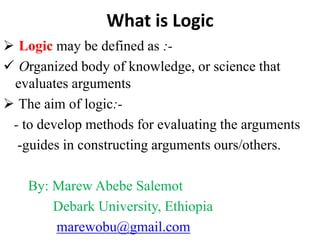 Logic ppt | PPTX