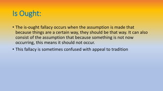 Informal Fallacies | PPTX